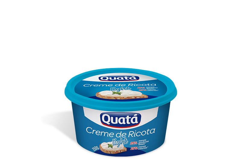Creme de Ricota Light - Quatá Alimentos